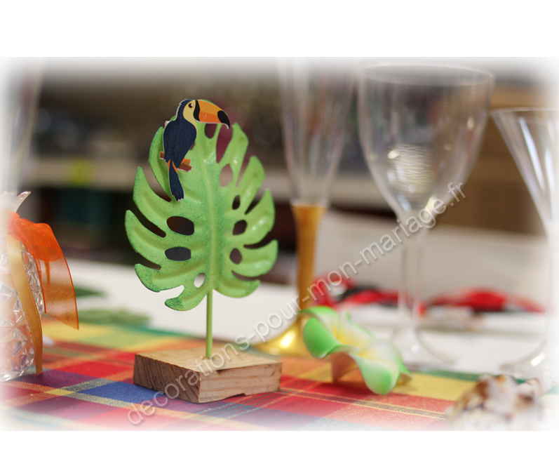 Décorations de table mariage antillais créole – Décorations pour un mariage